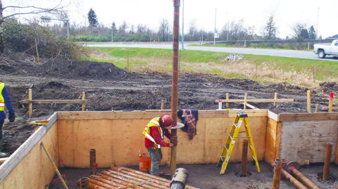 Monopole Installation Using Helical Piles - Rogers 4G - TerraCana