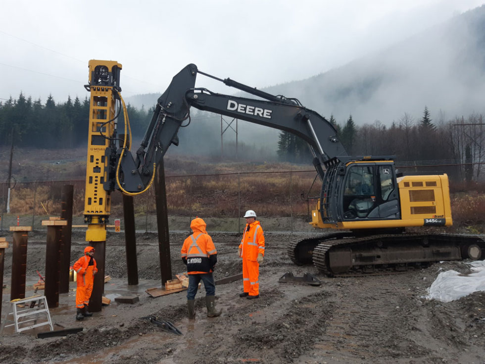 Driven Piling Foundation Contactors - TerraCana BC Canada
